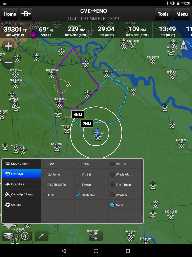 Garmin Pilot 4.3: Terrain, Obstacles, and X-Plane Compatibility ...